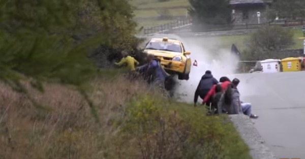 Spectators somehow avoid injury in this insane rally crash - alt_driver