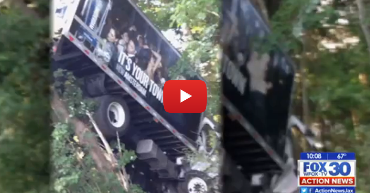 Vodka Truck Ends Up in Tree After Crash on I-95 - alt_driver