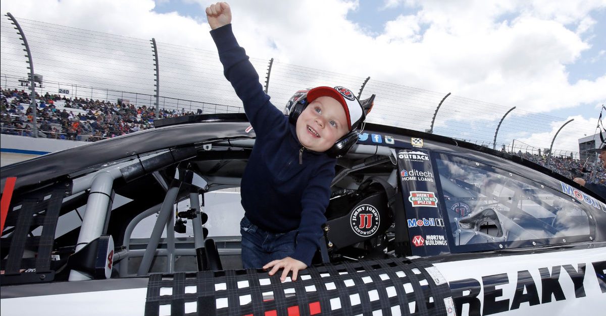 Kevin Harvick's 6-Year-Old Son Keelan Has Quite the Crazy NASCAR ...