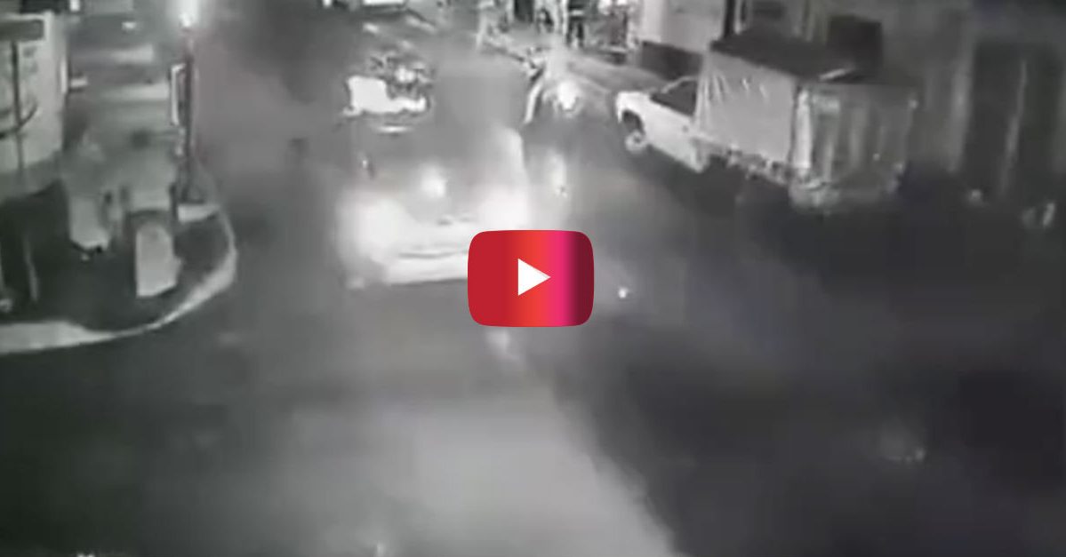 Dummy Pours Hot Grease in Middle of Road, Causing Multiple Motorcycles ...