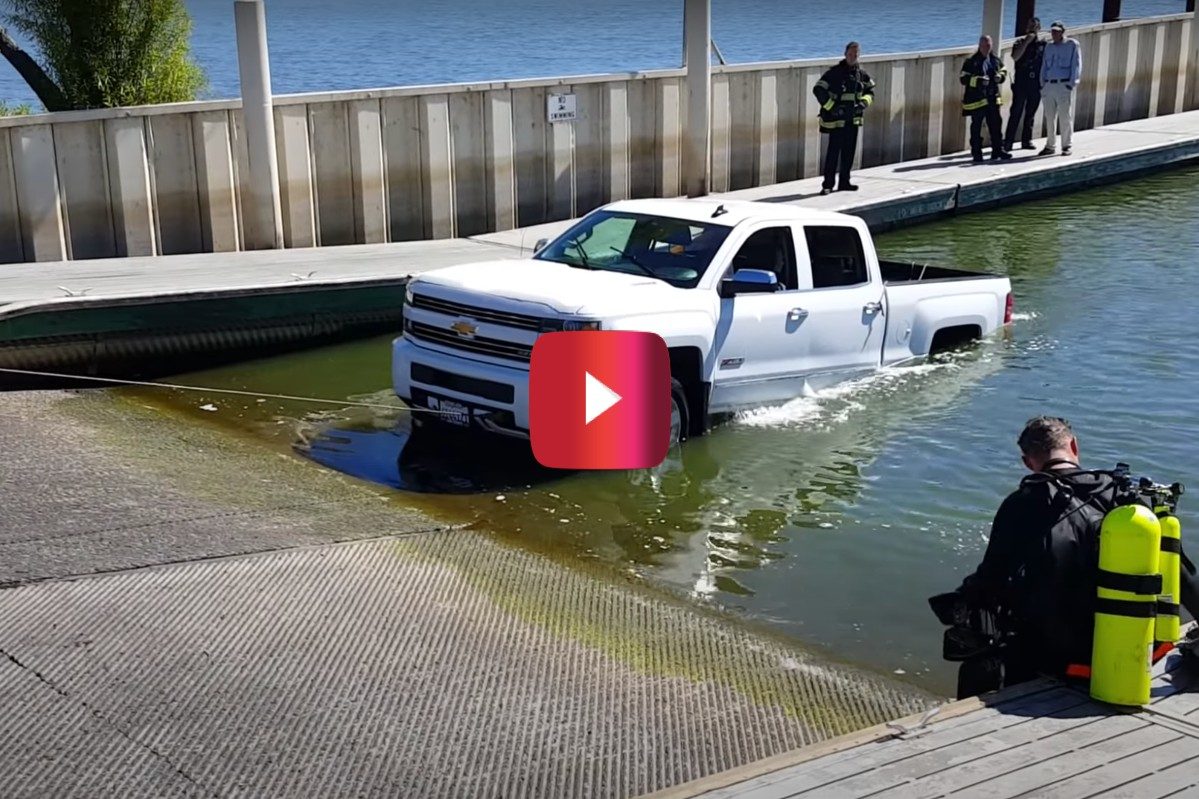 Boat Launch Gone Wrong Ruins Brand New Chevy Silverado - alt_driver