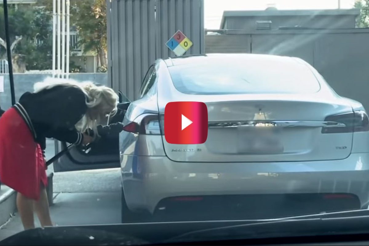 Confused Tesla Owner at Gas Station Makes for Hysterical Video - alt_driver