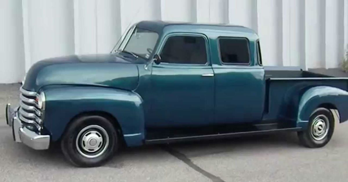 This Double Cab '50 Chevy Pickup Is a Custom-Built Beauty - alt_driver