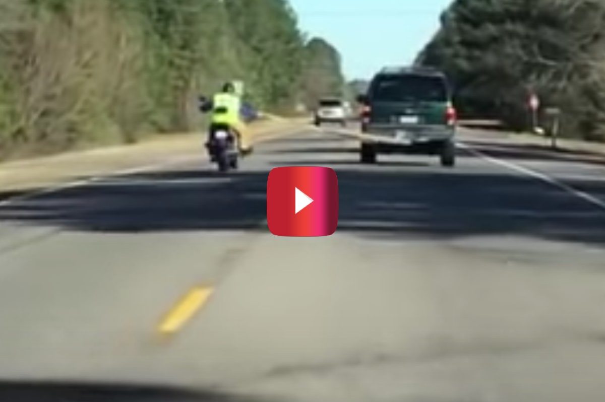 Car, Motorcycle, and Tow Strap Fail Causes Serious Crash - alt_driver