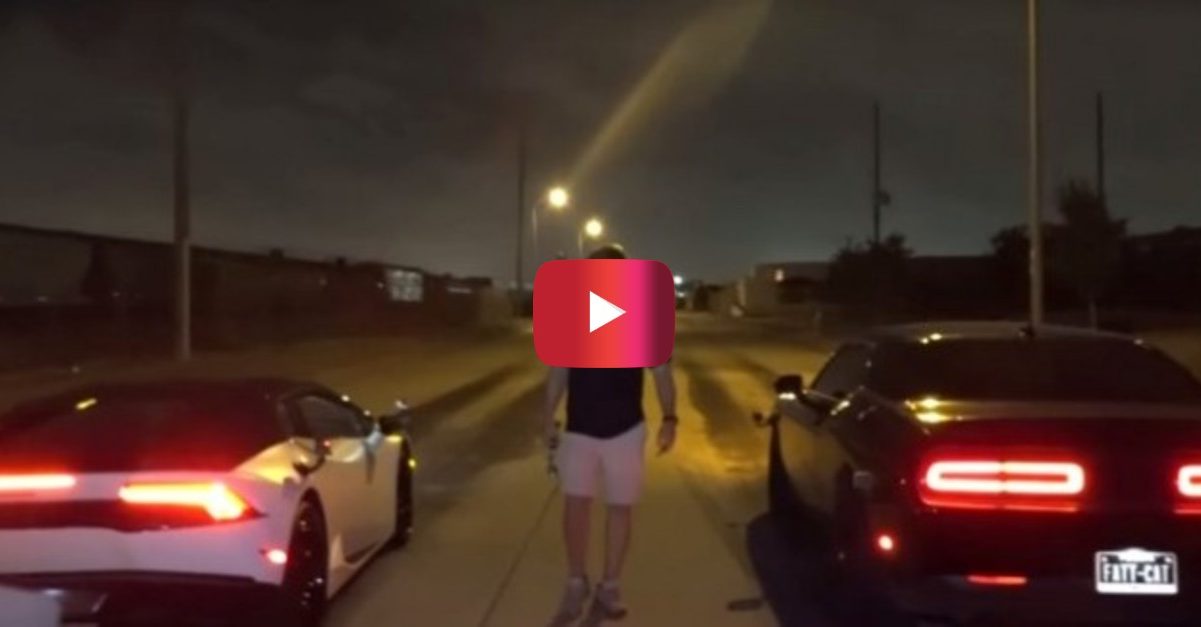 700-HP Dodge Hellcat vs. Lamborghini Huracan in Street Race - alt_driver