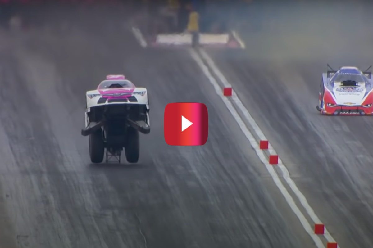 Funny Car Nearly Takes Flight During 270 MPH Run - alt_driver