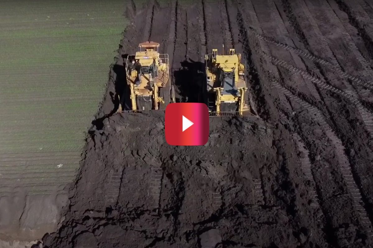Satisfying Video Shows Massive Bulldozers Putting in Serious Farm Work ...