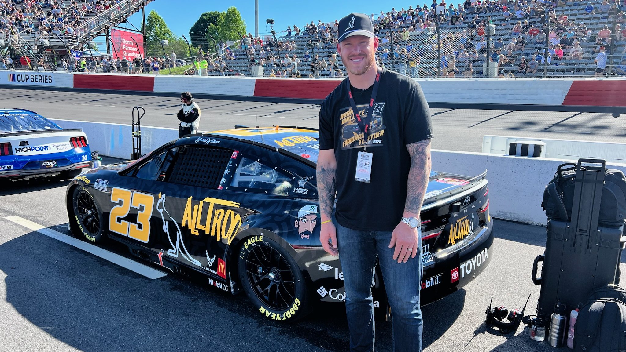 23XI Racing, Alltroo partnership a 'milestone' for Kyle Rudolph - alt ...