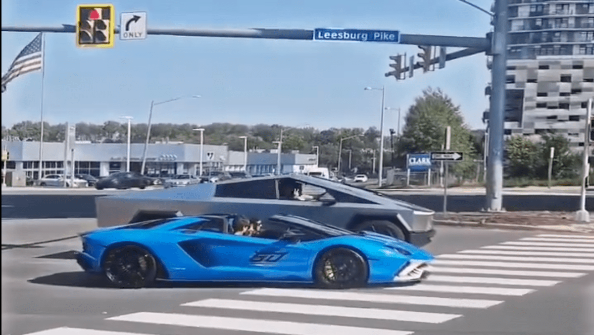 Lamborghini, Tesla Cybertruck face off in drag race - alt_driver