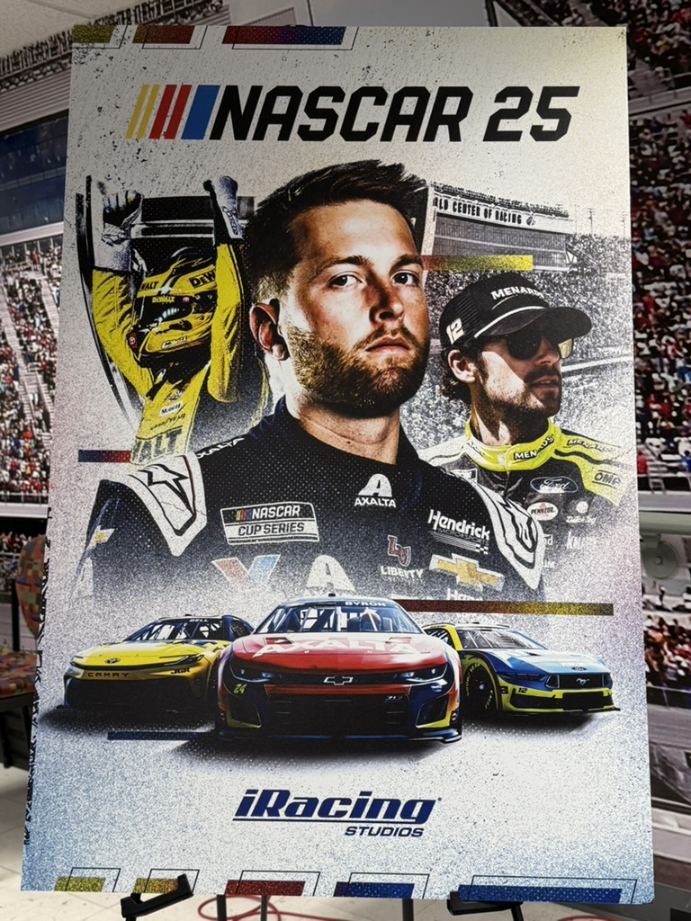 Championship contenders take over 'NASCAR 25' cover art - alt_driver